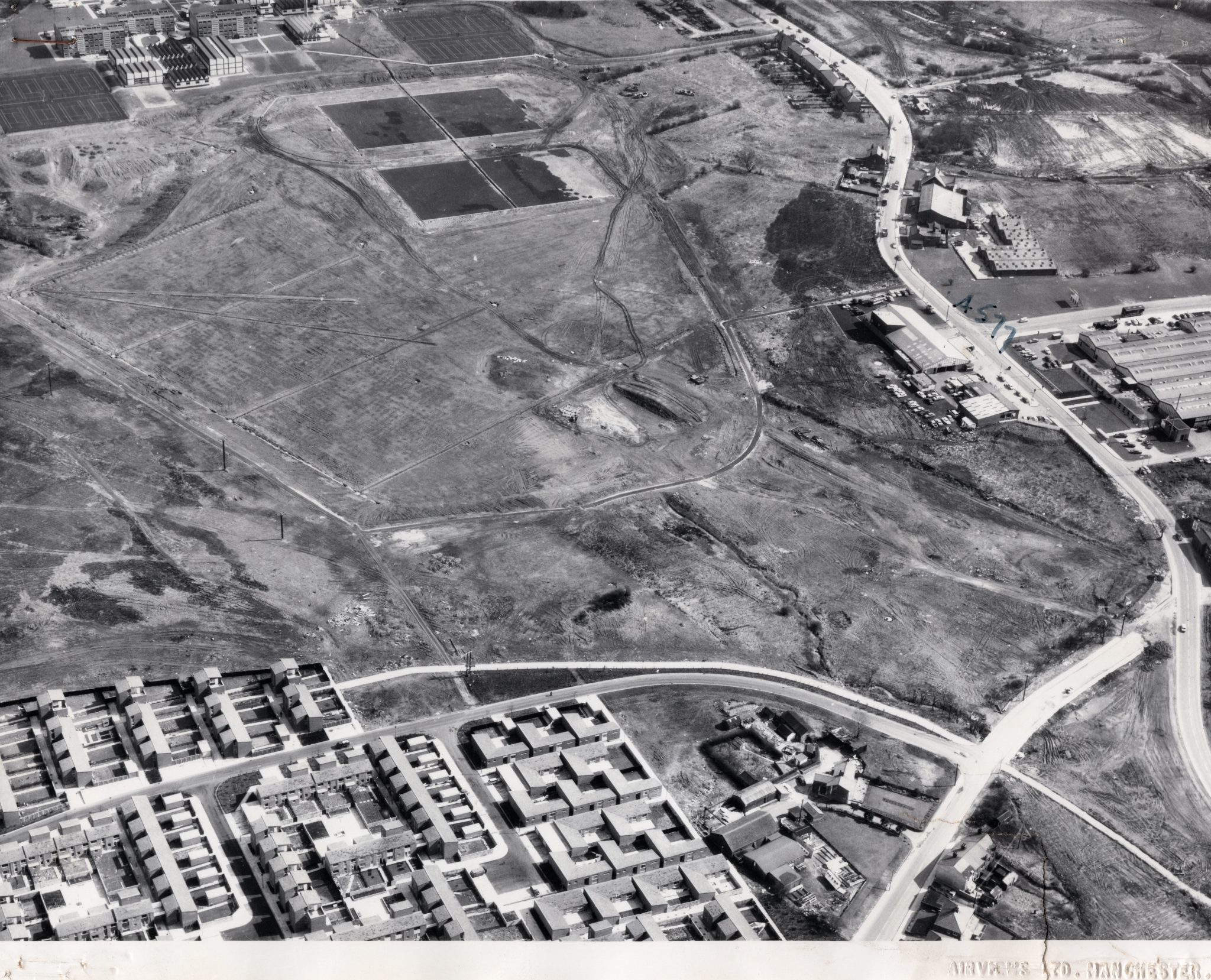Glenburn School playing fields 1969 – Skelmersdale Heritage Society